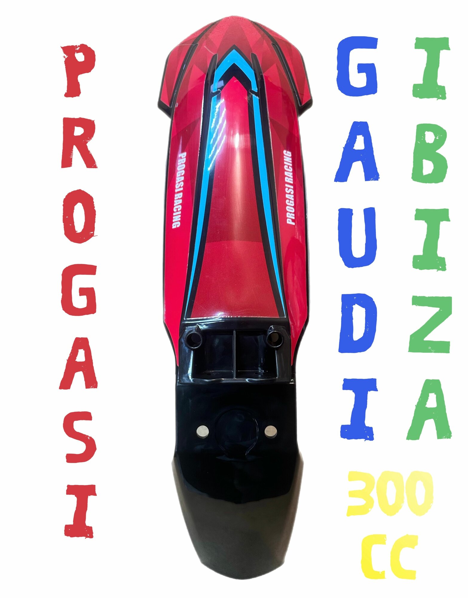 Крыло переднее Progasi lbiza Gaudi 300 (черно красный)