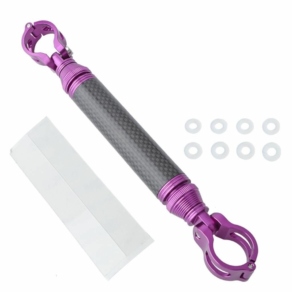 Стабильный крепеж фонаря для велосипедного руля, - Длина 14 см