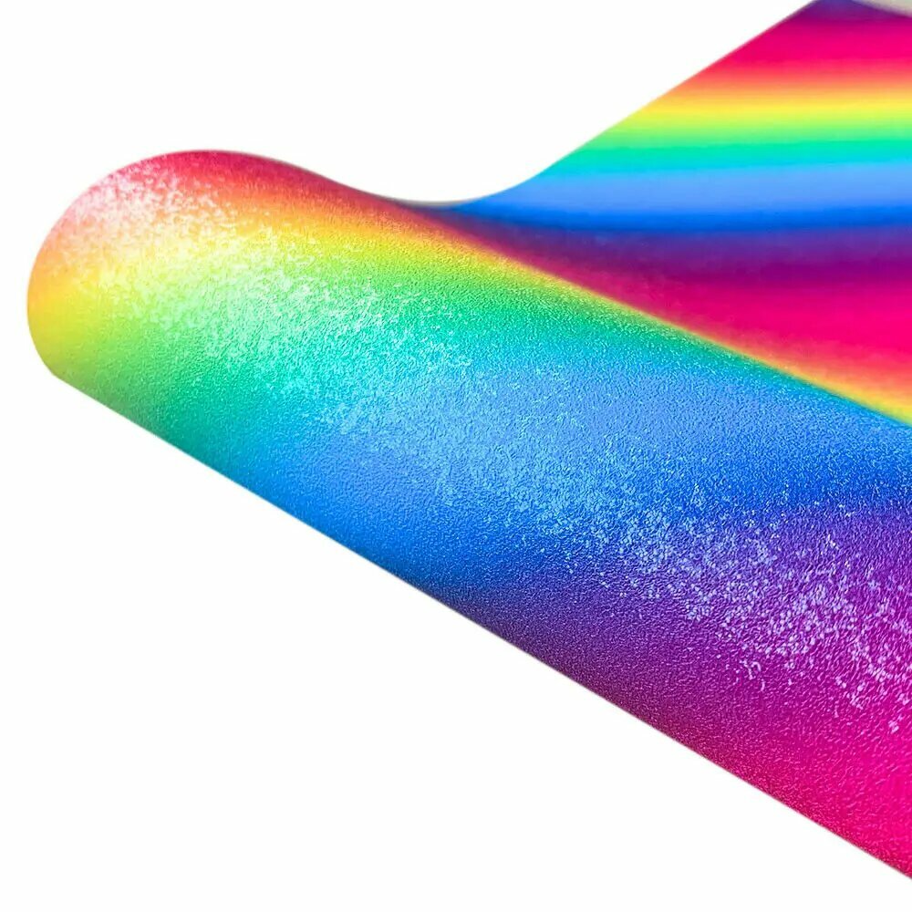 Радужная светоотражающая виниловая пленка для Розовый, 12in x 19in(30x50cm), Oblique Rainbow