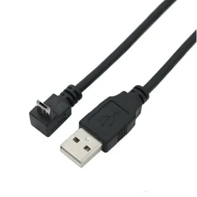 CY USB Micro USB кабель 90° Up, 1.5m