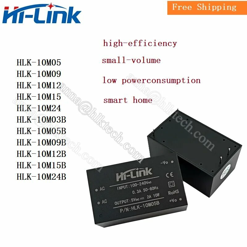 Hi-Link модуль питания переменного и постоянного тока 10Вт HLK-10M03B