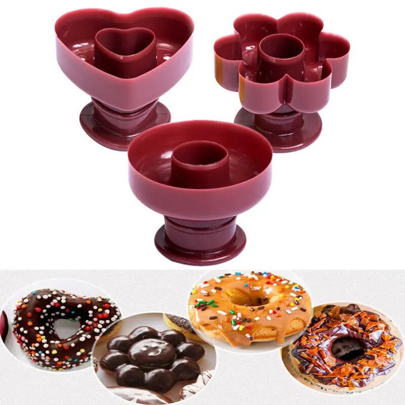 Форма для пончиков из пластика Red-1set