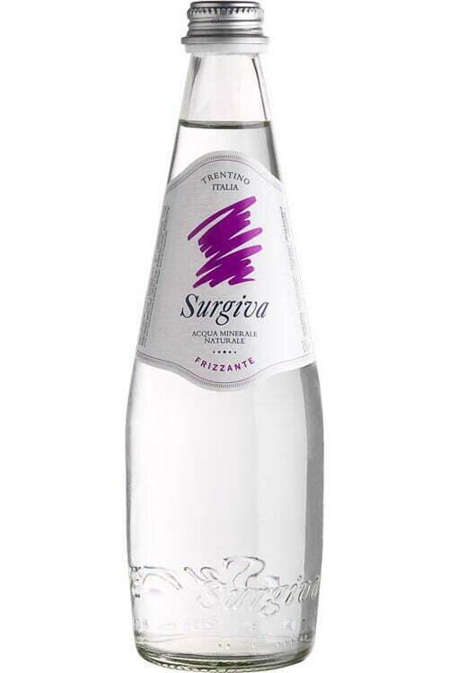 Surgiva Sparkling (Сурджива) 0,5л упаковка (20 шт.) газированной минеральной воды