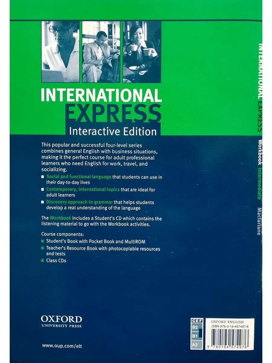 International Express Intermediate Workbook with Audio CD | Oxford University Press — фото 1