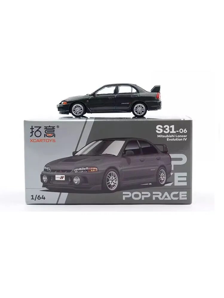 Машинка металлическая модель Xcartoys 1:64 Mitsubishi Lancer Evolution IV S31-06