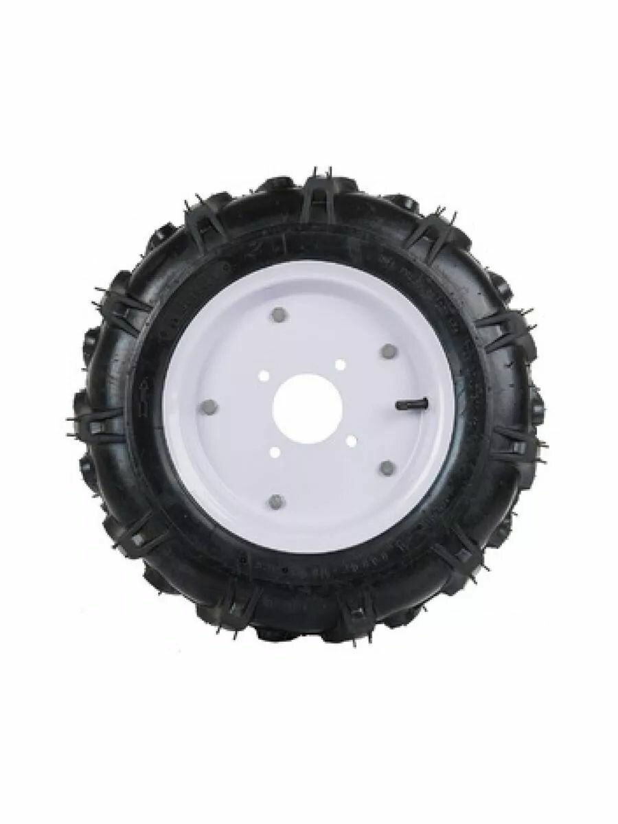 Колесо в сборе литое 4.00-10 (шина 86 мм*460 мм + диск 4 отв.) "Елочка"