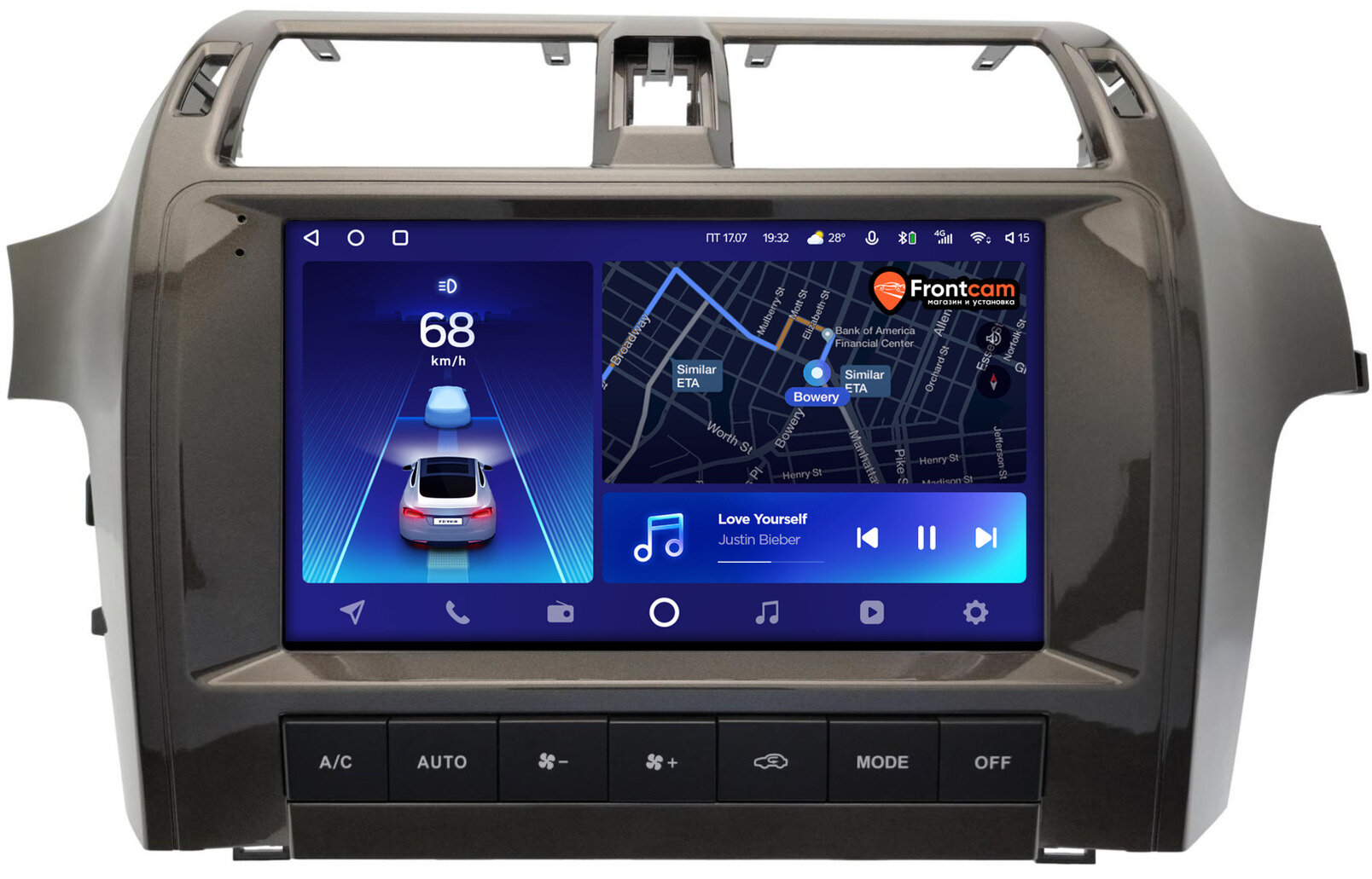 Штатная магнитола Lexus GX 460 2013-2023 (Тип В) Teyes CC2 PLUS 4/32 10" RM-10-3220 Android 10 (4G-SIM, DSP, QLed)