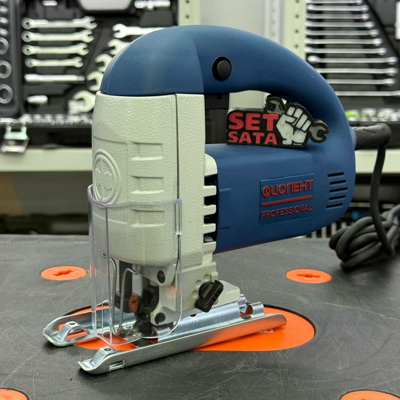 Лобзик электрический Фиолент ПМ5-720Э, с регулировкой маятникового хода, в кейсе, 2,5 кг