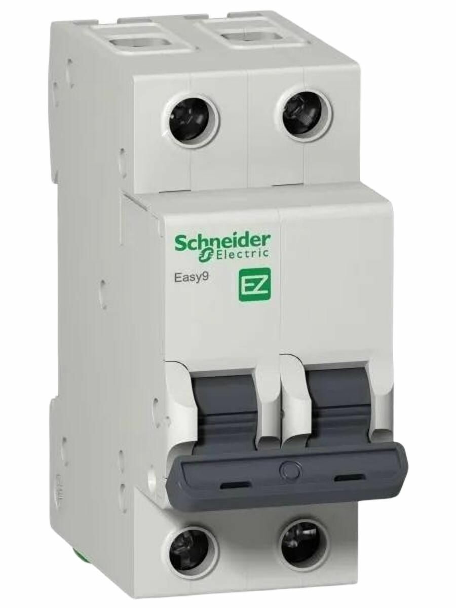 Выключатель автоматический модульный 2п C 10А 4.5кА SCHNEIDER ELECTRIC, артикул EZ9F34210