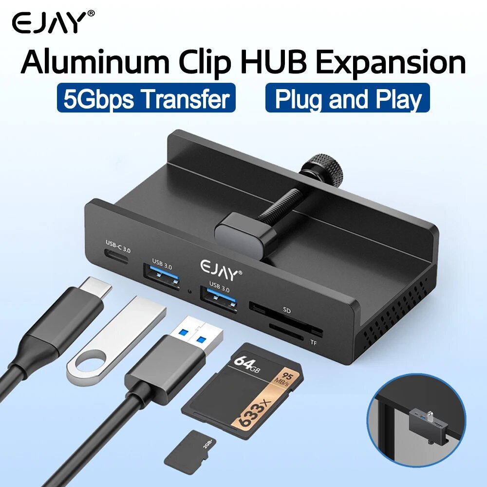 EJAY USB 3.0 концентратор 3 порта — фото 1