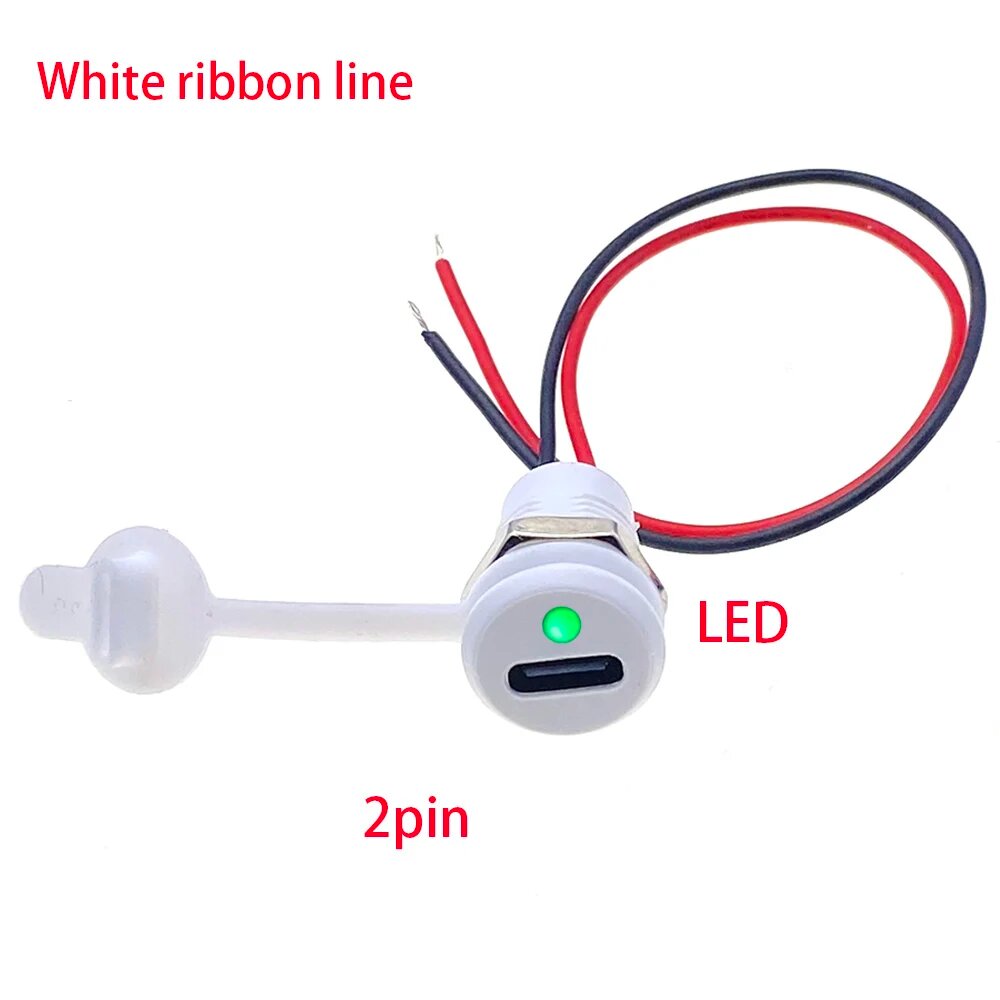 HBXINTAO USB-C разъем для зарядки с подсветкой 2/5 шт.