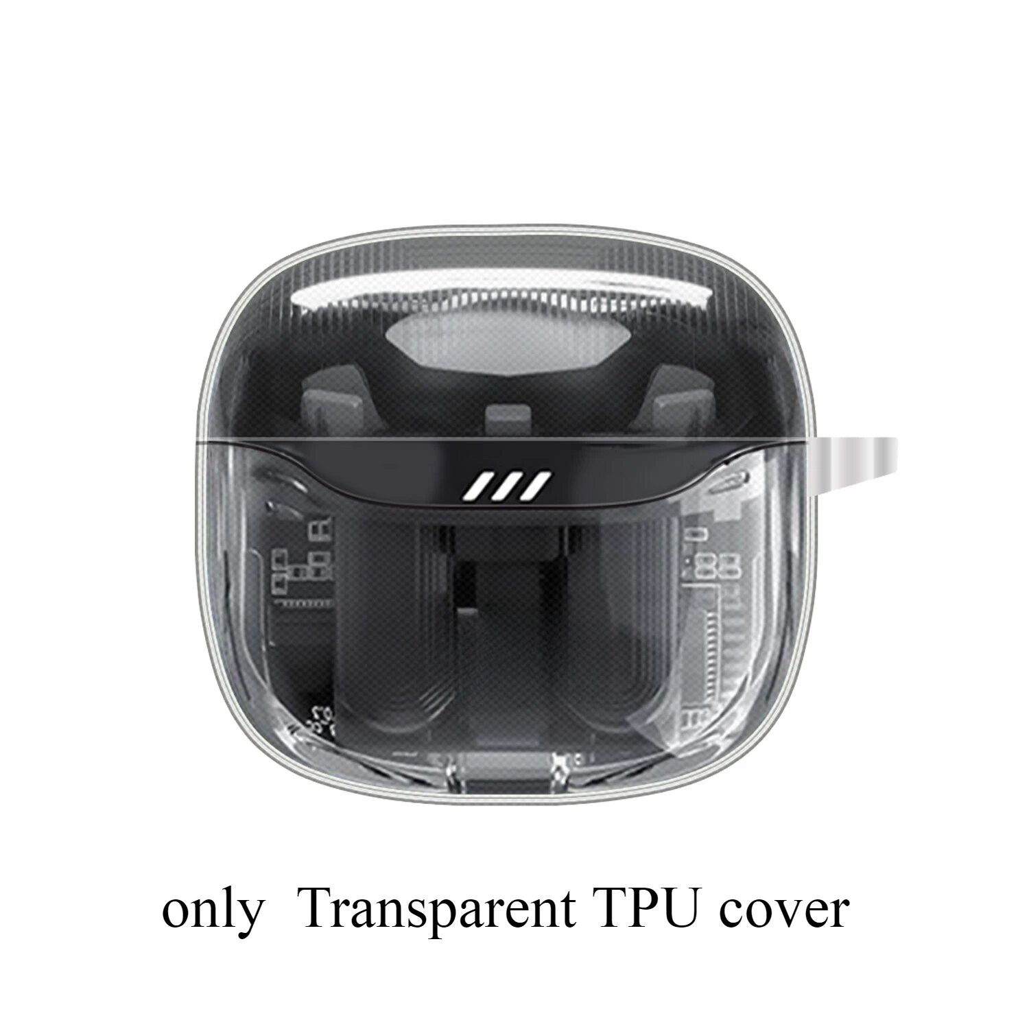 Чехол для JBL TUNE FLEX, прозрачный, TPU