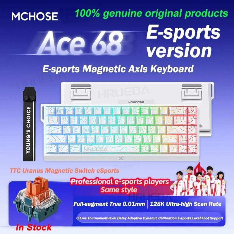 MCHOSE Ace 60 Pro 68 механическая клавиатура TTC Uranus Esports