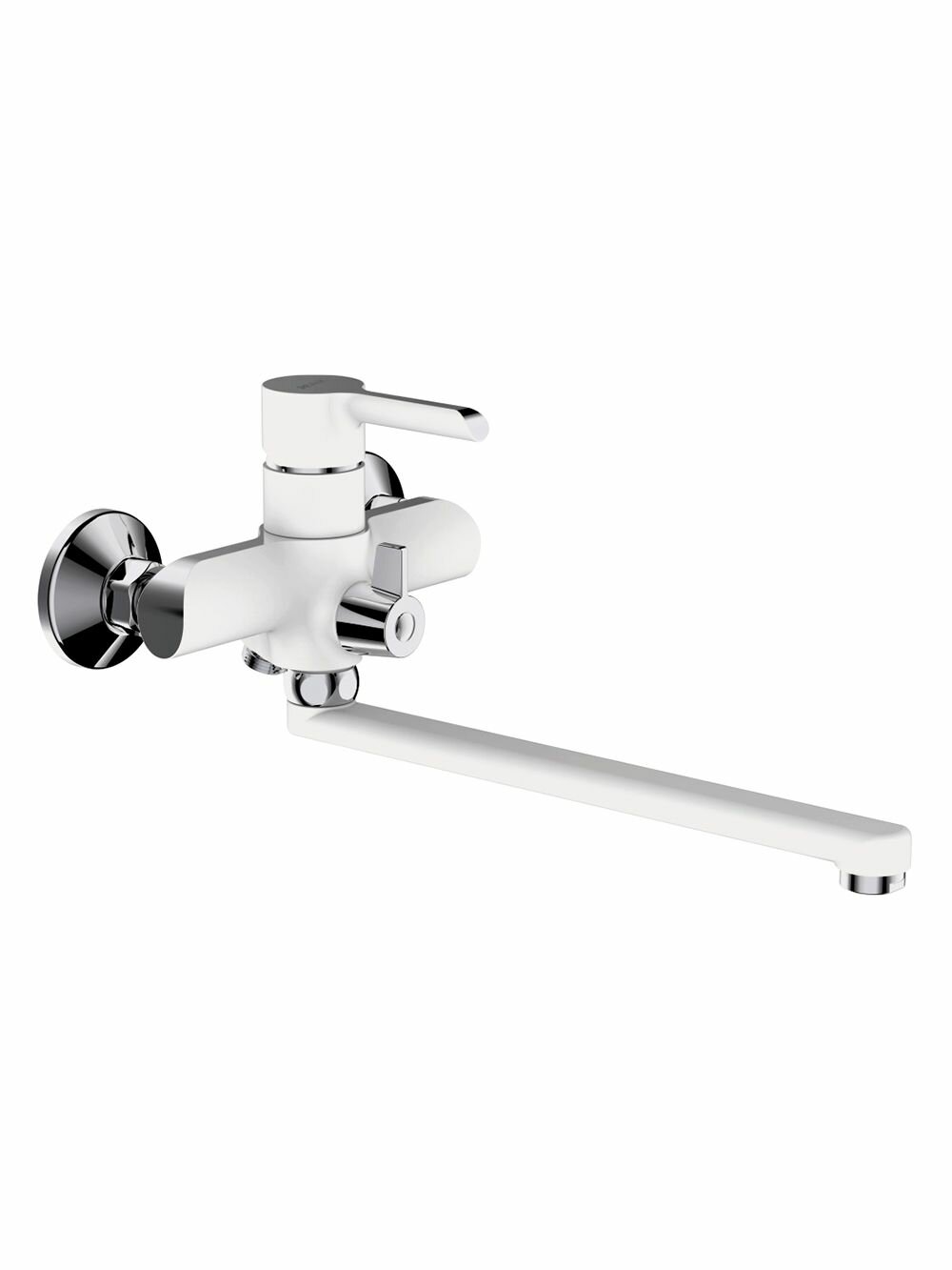 Смеситель для ванны с длинным изливом и душем Shevanik S6022F
