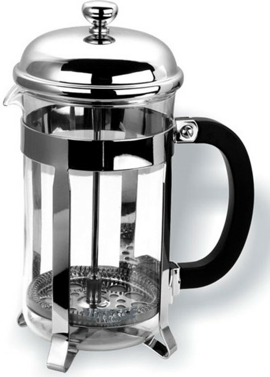 Френч-пресс "Vitesse" VS-1601, жаропрочное стекло и нержавеющая сталь, 800мл