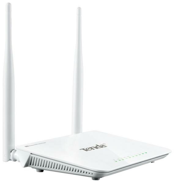 Беспроводной маршрутизатор Tenda F300 802.11bgn 300Mbps 2.4 ГГц 4xLAN белый
