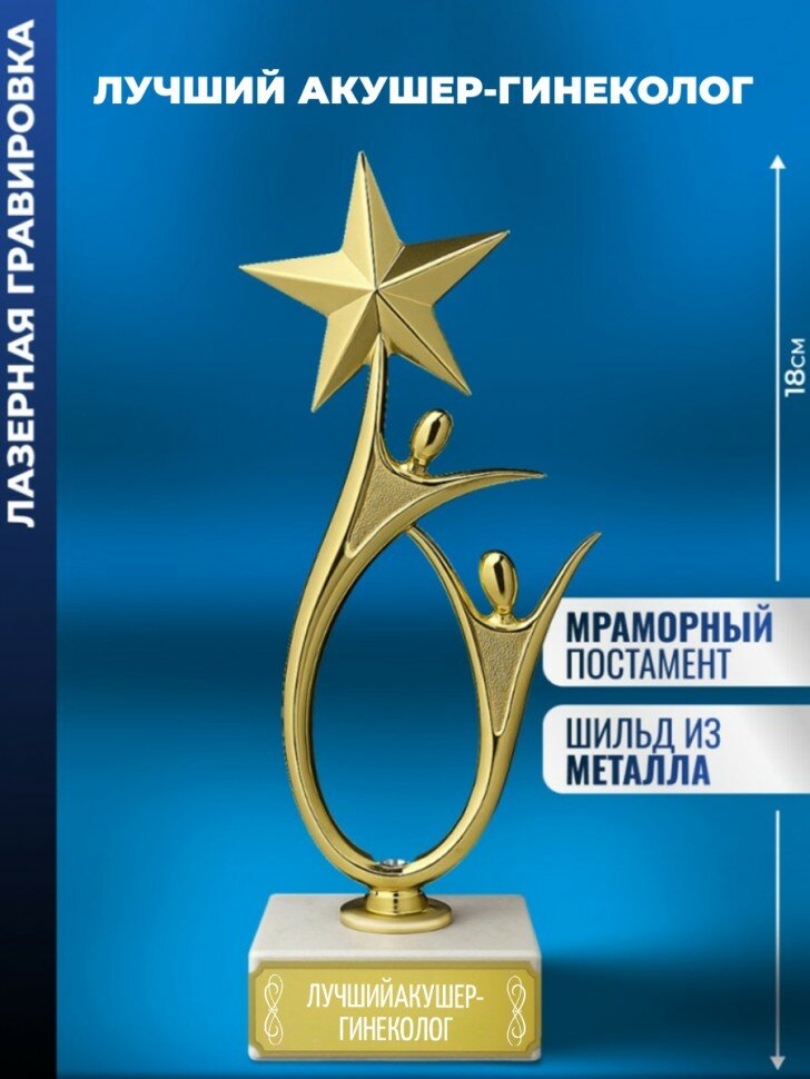 Статуэтка человечки "Лучший акушер-гинеколог"