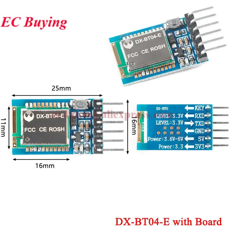 DX-BT04-E модуль Bluetooth с платой, 2шт