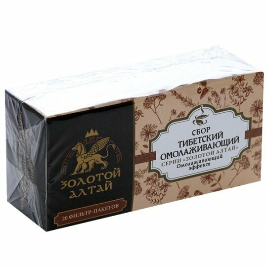 Сбор тибетский Золотой Алтай омолаживающий фильтр-пакеты 1,5 г 20 шт. е