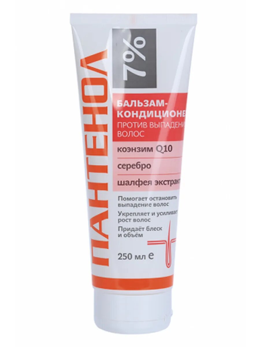 Пантенол бальзам-кондиционер для волос, 7%, 250 мл, 1шт.