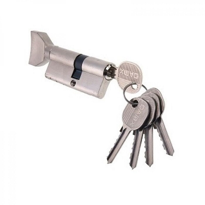 Цилиндровый механизм (личинка) Domax NW70 sn ключ-вертушка 70 мм никель