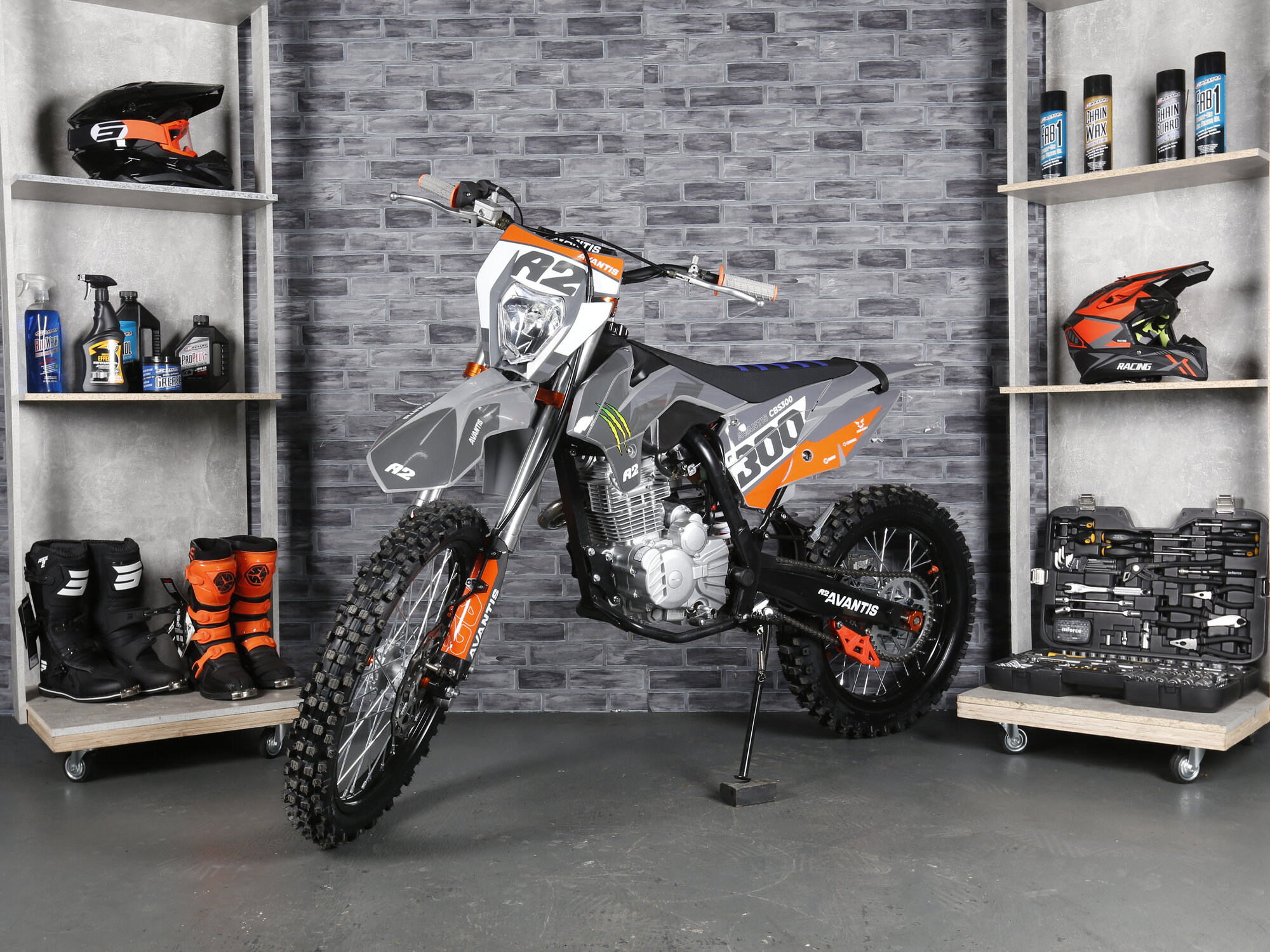 Мотоцикл Avantis "A2 HSQ", CB300, высота по седлу 96 см, оранжевый