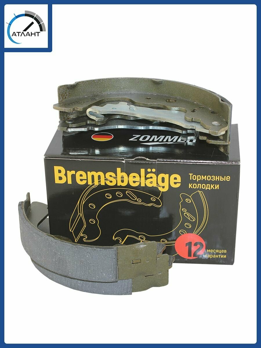 Zommer Колодка тормоза заднего совместимо с Лада Ларгус, Рено Дастер, Логан, Сандеро барабанная (компл) (18853) арт. Z7701210109