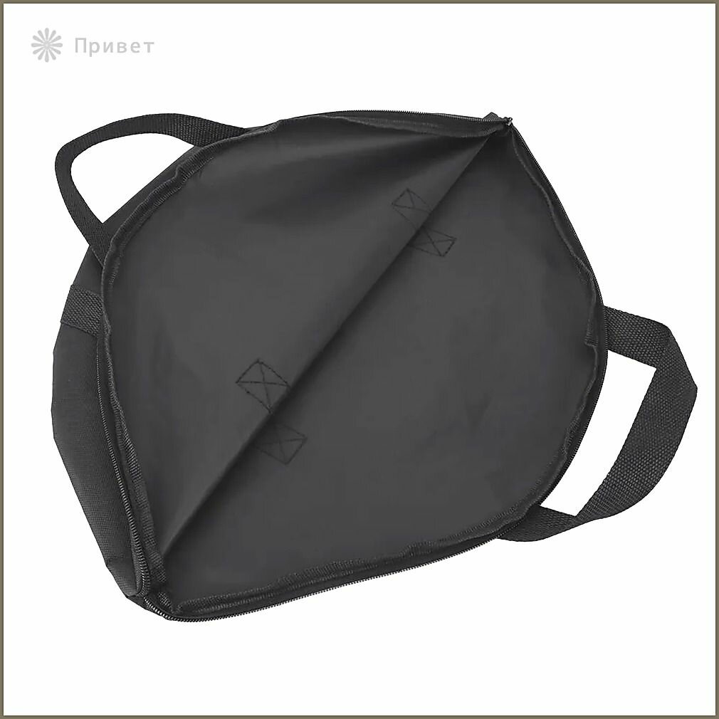 Чехол для кемпинговой сковороды, 600D, черный цвет