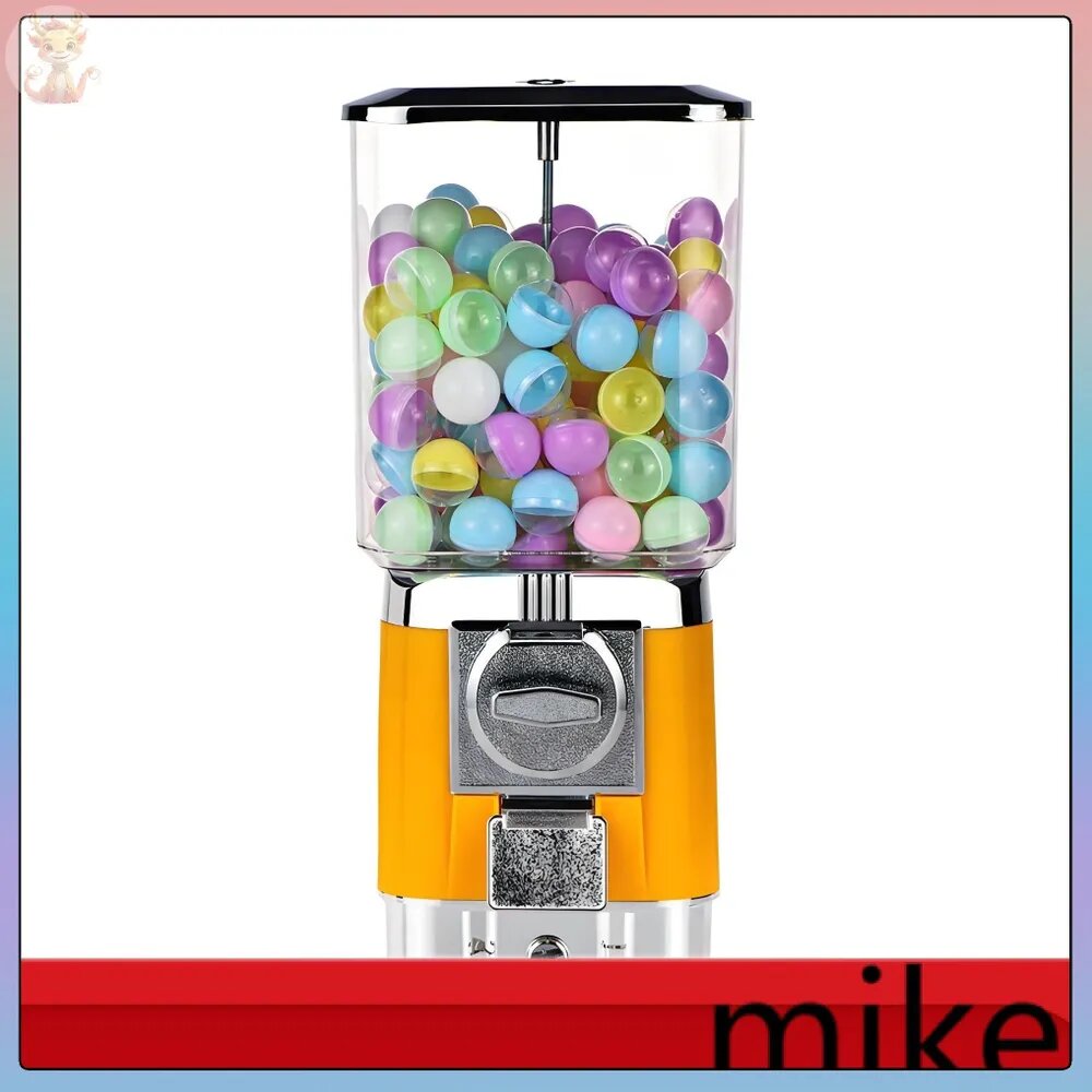 Вендинговый автомат для жвачек, попрыгунчиков, игрушек в капсулах и конфет/Опционально с монетным приводом/Механический торговый вендинговый аппарат KIDS'TOP