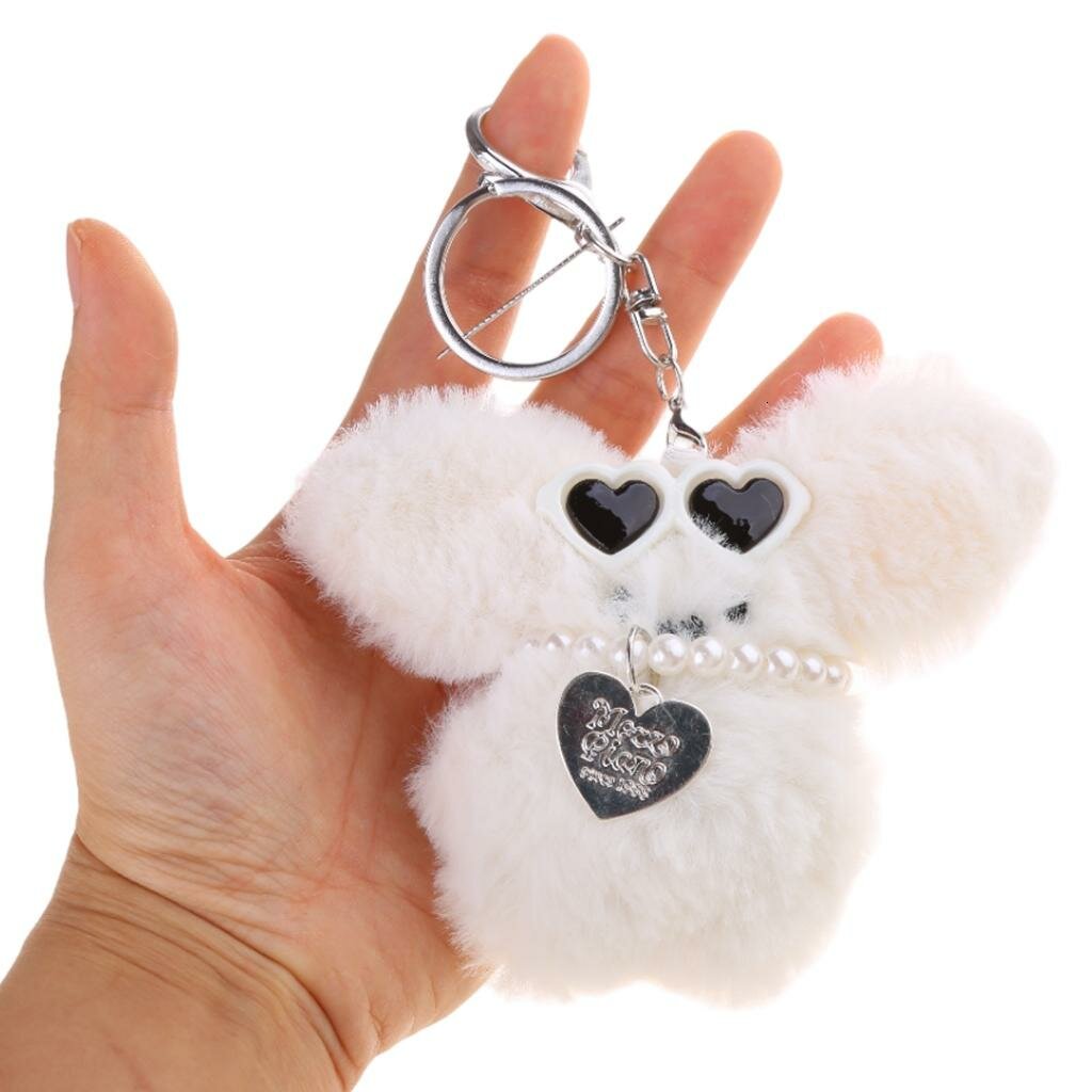 Шарм-кролик с очками и сердцем