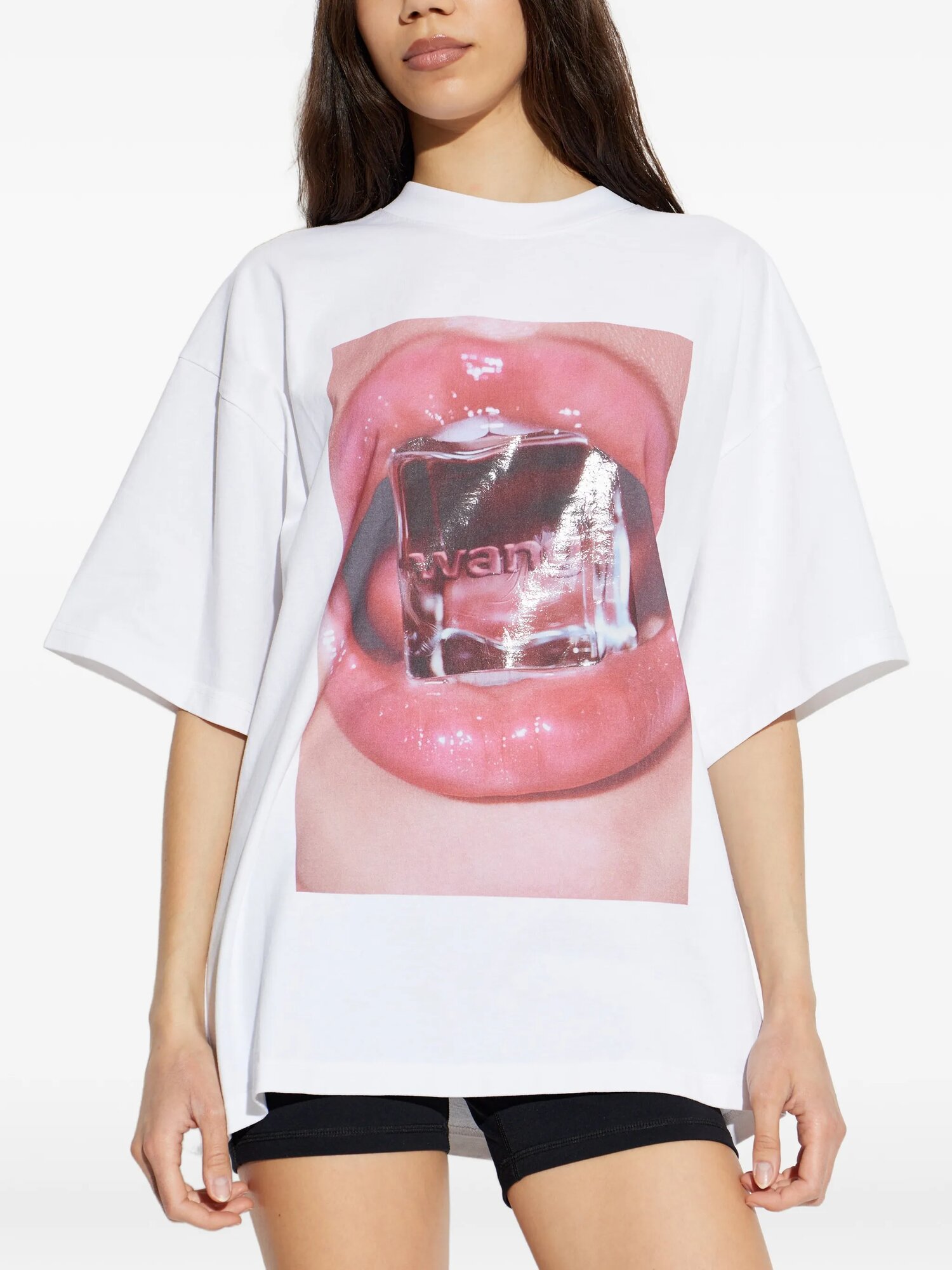 Футболка Alexander Wang Cube, размер S, white — фото 1
