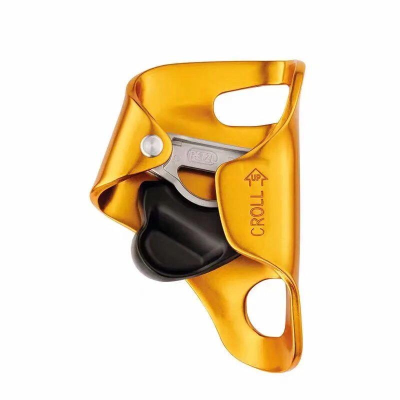 Petzl CROLL - Грудной зажим для альпинизма, золотистый, алюминиевый сплав