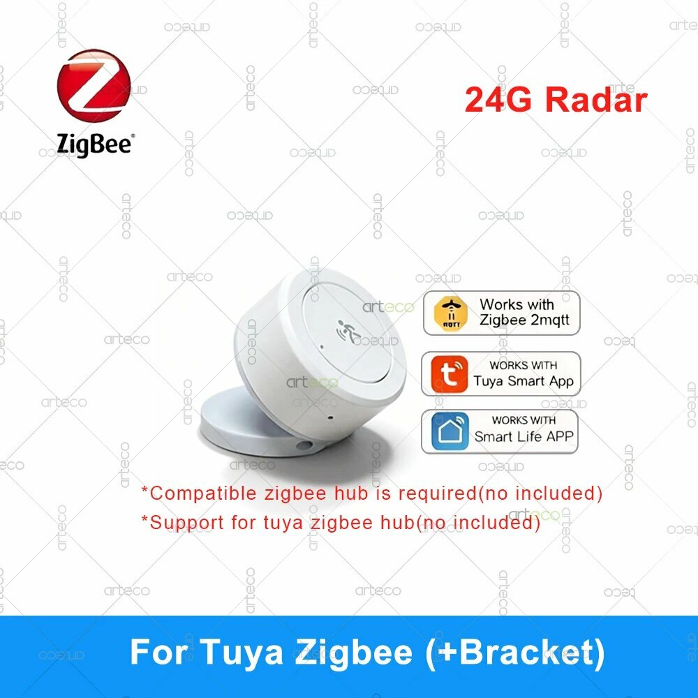 Датчик присутствия Zigbee 24G для Tuya tuya zigbee(bracket)