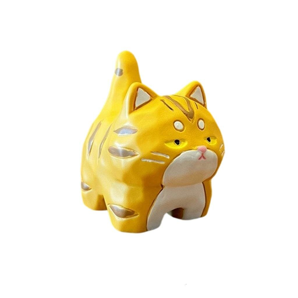 Фигурка кота из смолы, Модель леопардового кота