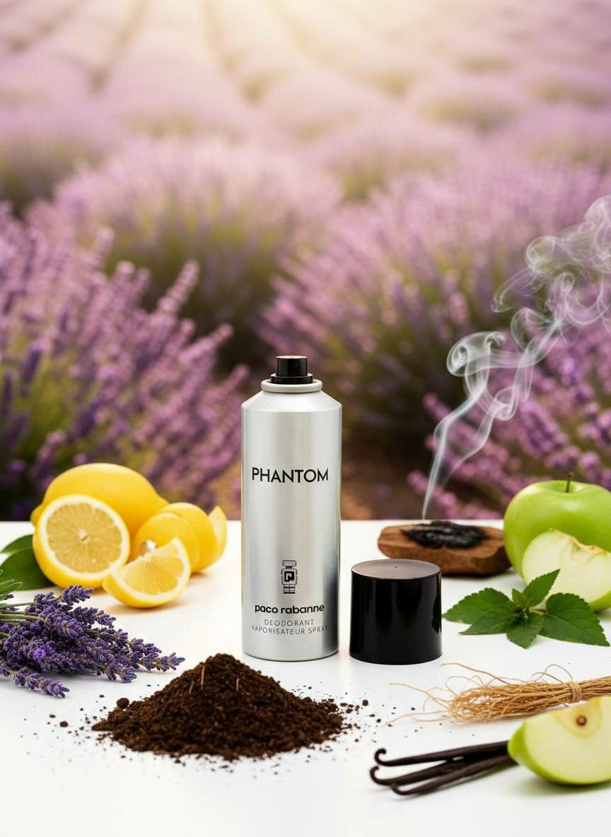 Дезодорант-спрей Paco Rabanne Phantom Parfum, парфюмированый, 200мл