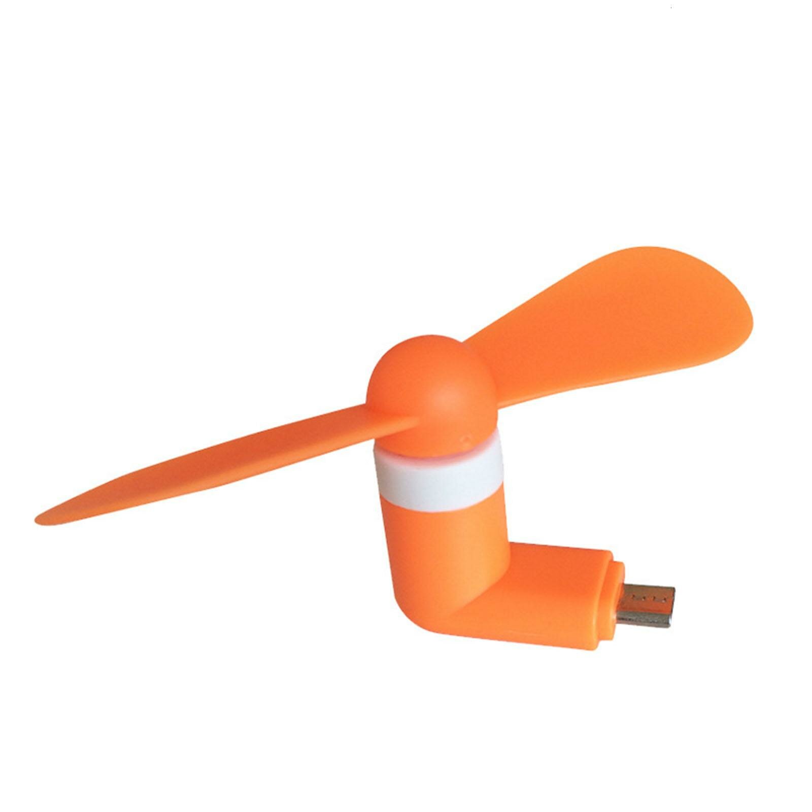 Мини-вентилятор для смартфона, Оранжевый