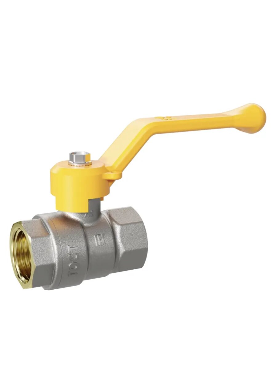 Кран шаровой для газа муфтовый (рычаг) 1/2"