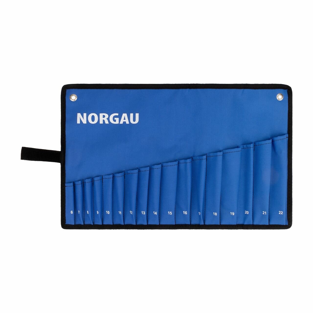 Сумка-скатка NORGAU Industrial для комбинированных ключей, 17 ячеек
