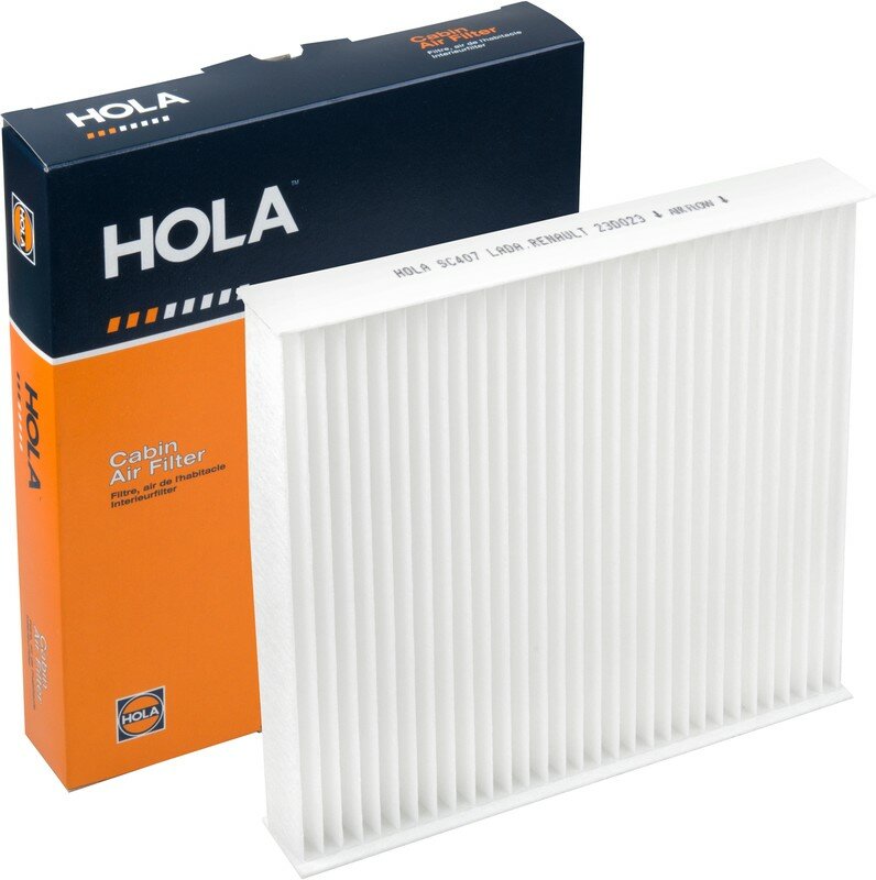 Фильтр салонный HOLA SC407 LADA Vesta, X-Ray RENAULT Logan/Stepway II , Duster II, Arkana, Kaptur, Clio IV, V NISSAN