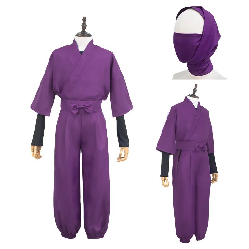 Фиолетовый костюм кимоно XXL, Purple Suit