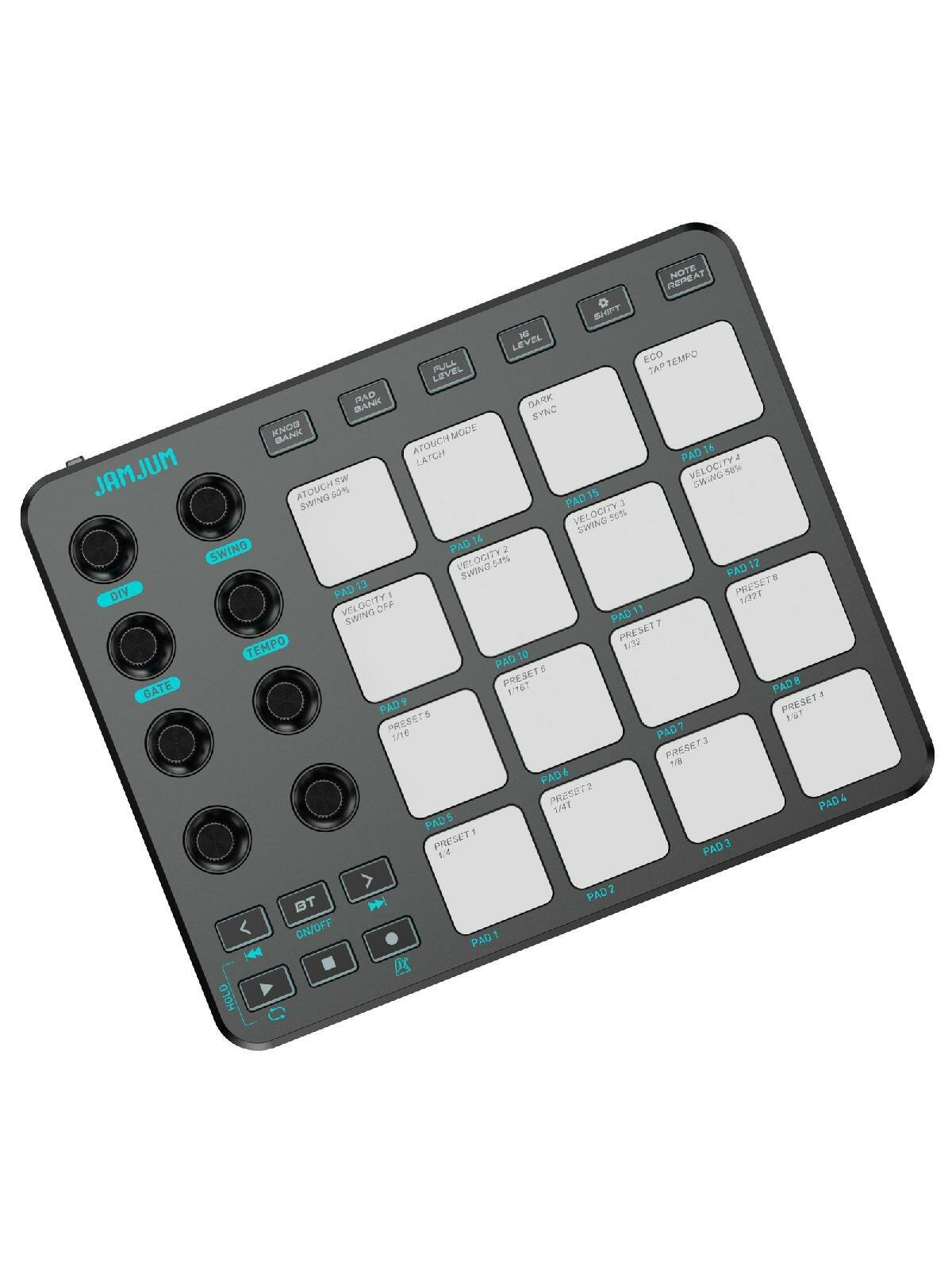MIDI-контроллер Pad Strikes Pad С Подсветкой MIDI-соединения Контроллер с Низкой Задержкой для создания музыки.