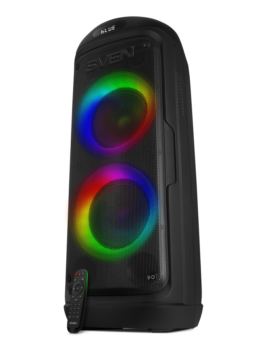 Колонка портативная SVEN PS-770 black (100Вт, USB, Bluetooth, питание от USB/аккумулятора) (SV-021719)
