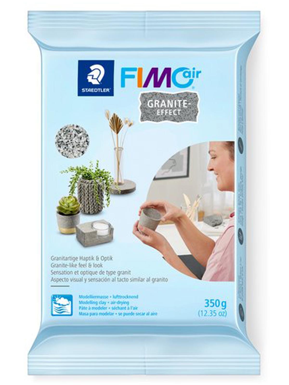 Полимерная глина самозастывающая Fimo Air Basic 8150-G8 гранит (granite-effect) 350 г, цена за 1 шт.