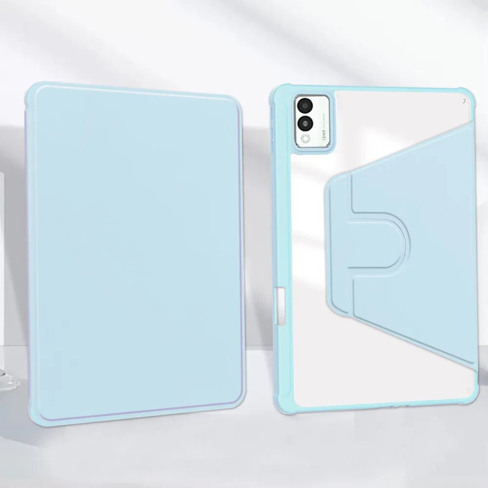 Чехол для планшета Tecno MegaPad 11 с функцией подставки, чехол-книжка, голубой — фото 1