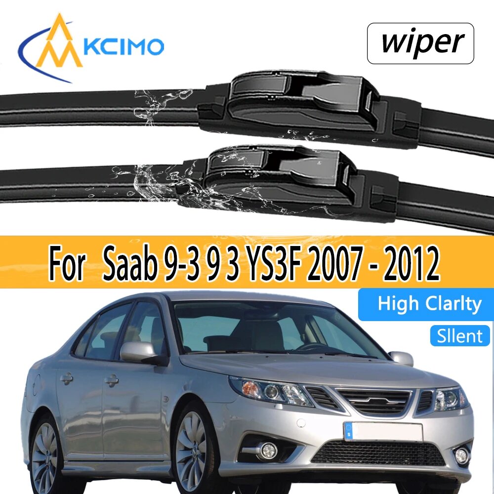Для Saab 9-3 9 3 YS3F 2007-2012 щетки стеклоочистителя переднего стекла 2 шт. аксессуары для ветрового стекла