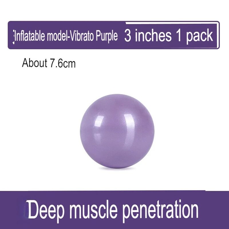 Фасциальный мяч Theratools розовый 4 дюйма Фиолетовый, purple 3 inches