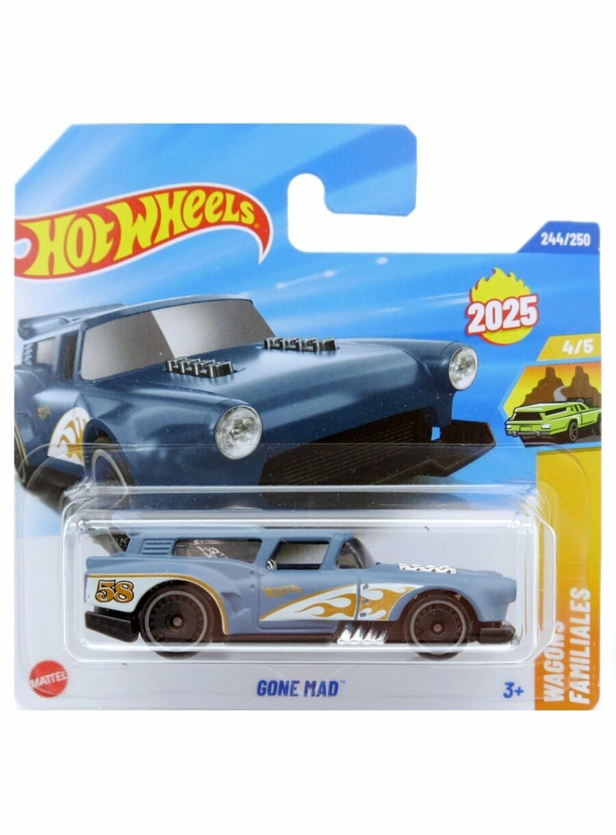 HYW56 Hot Wheels машинка металлическая игрушка коллекционная масштабная модель Gone Mad кейс 2025