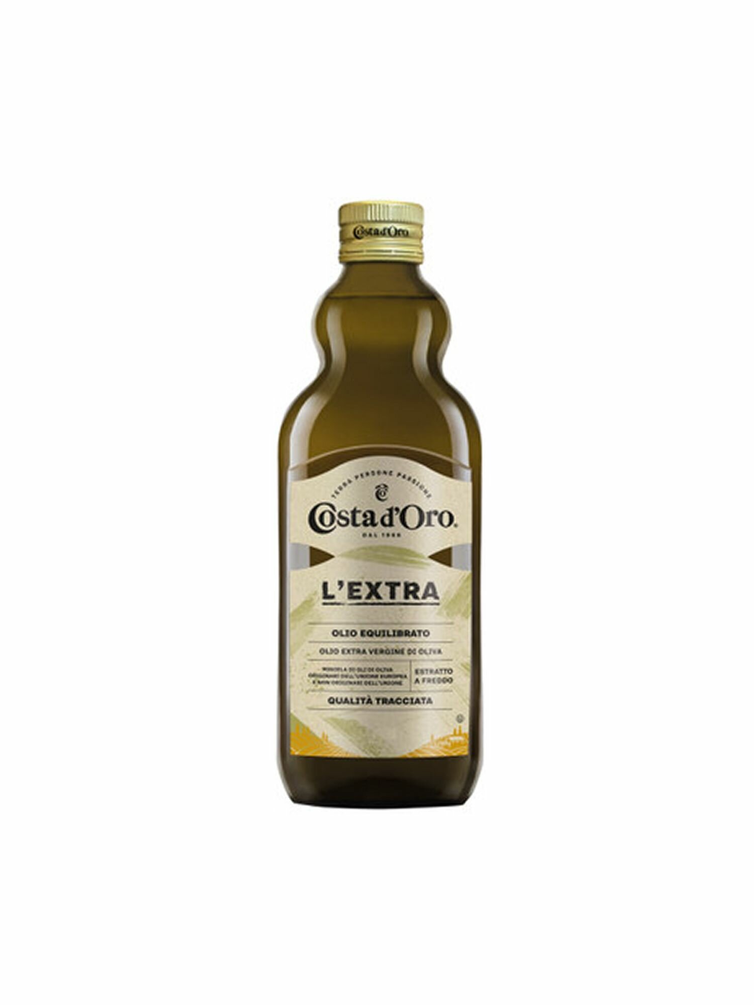Масло оливковое Costa d'Oro L'Extra Extra Virgin нерафинированное, 1л