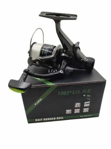 Катушка карповая безынерционная с байтраннером и леской, фирма KAIDA IMPULSE, размер 5000