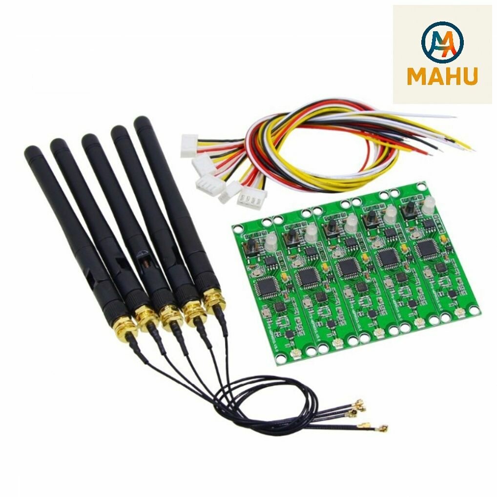 Эксклюзивный комплект 5 DMX 512 передатчиков 2.4 ГГц для сценического света